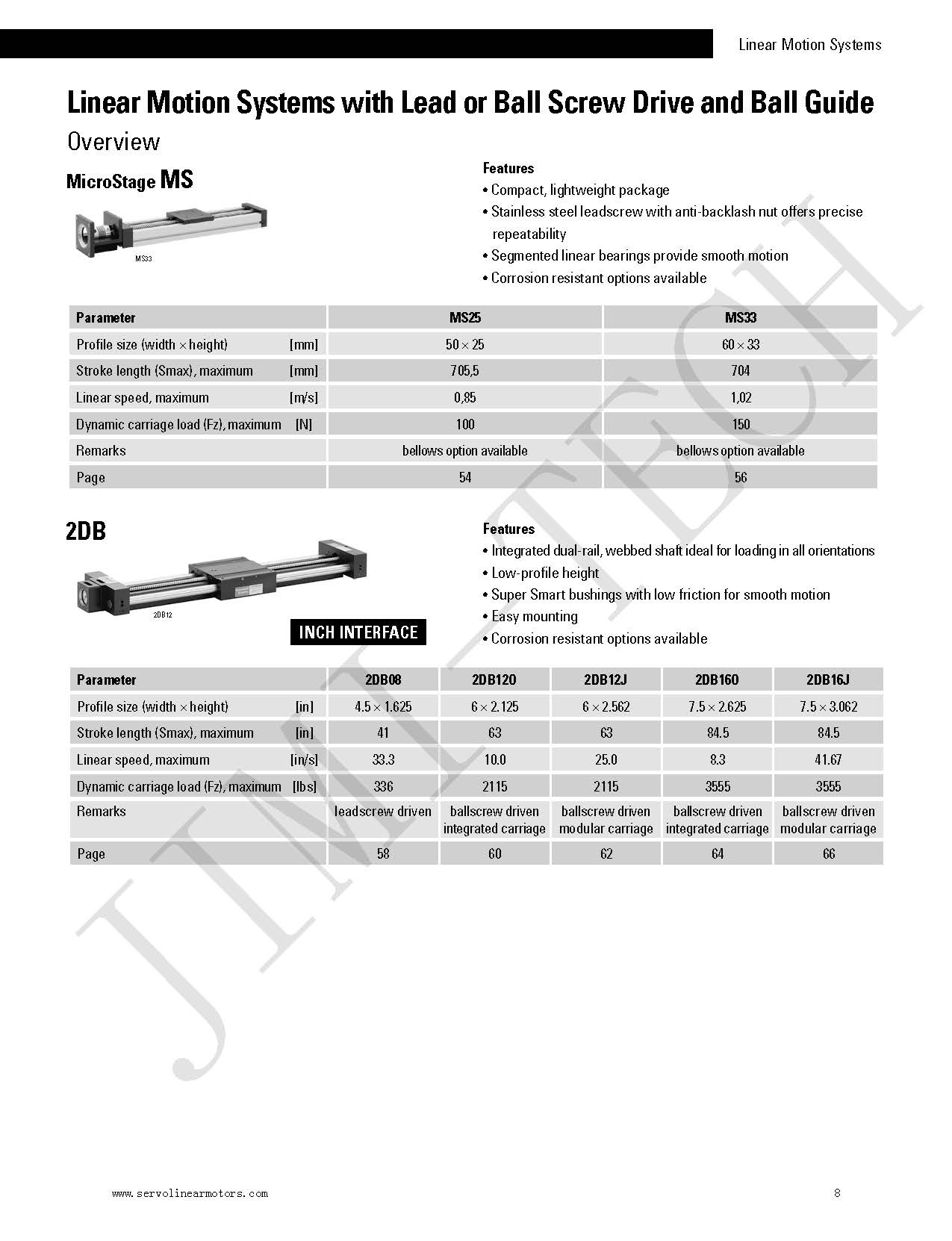 Motion modules 65 series with ball screw - Linear actuators and ...
